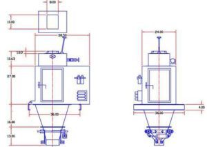 Express Scale Model CM-780 Net Weigher Bagging Scale | Inpak