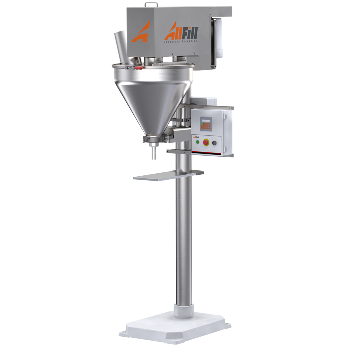 All-Fill Model B/350E Volumetric Auger Filler | Inpak Systems, Inc.